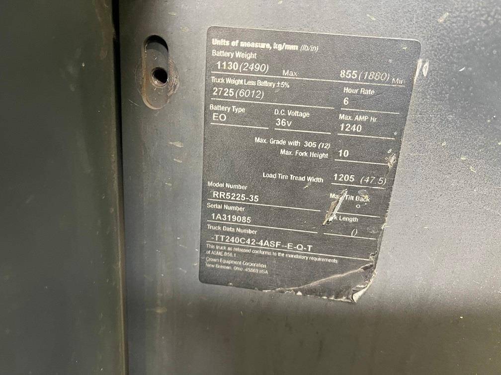 2007 Crown RR5225-35 For Sale In Boulder, Denver | UsedEquipmentHub.com